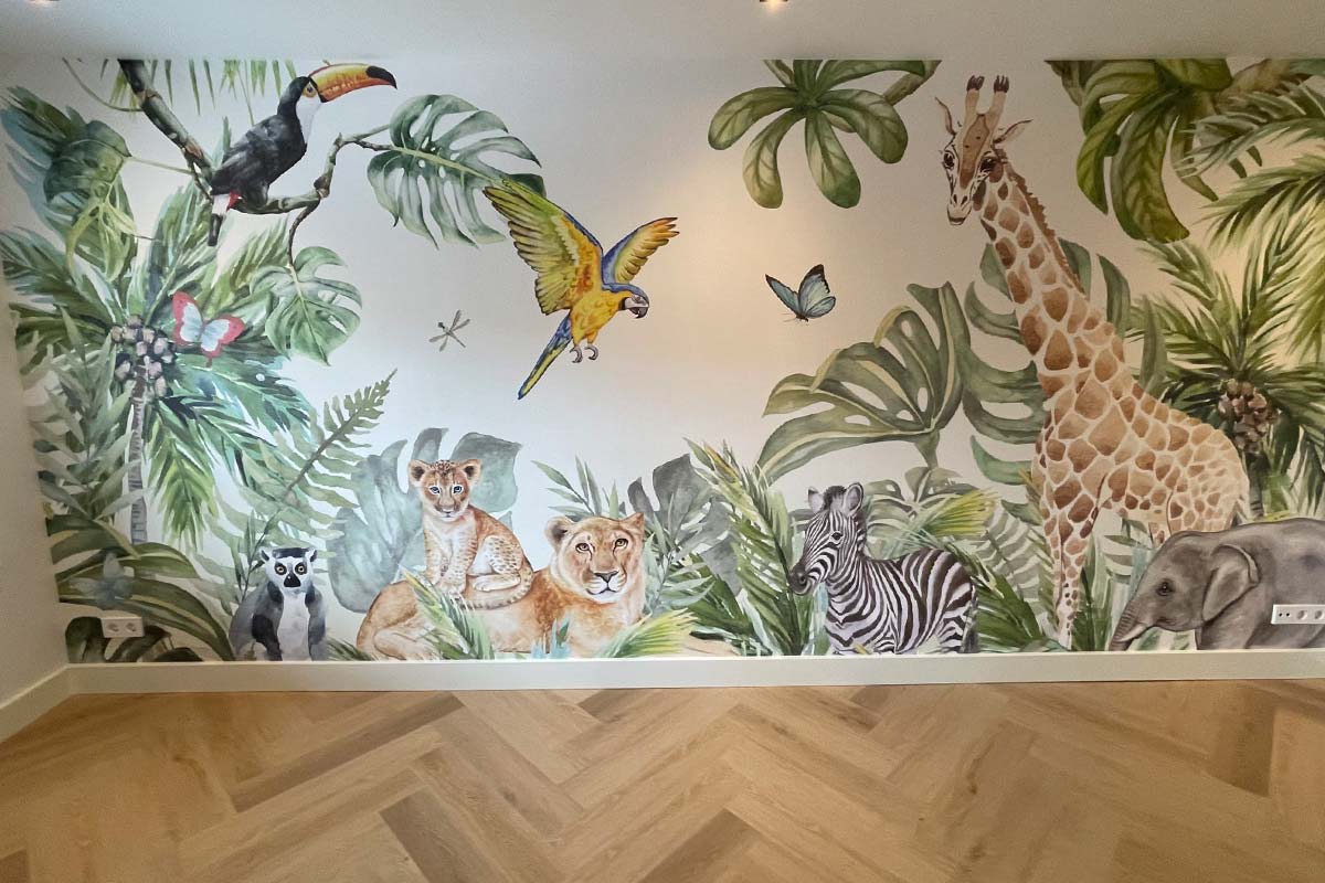 De trend van het moment: jungle kamer voor je kind - Fotobehang.be Blog