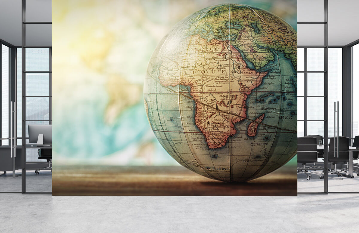 Wereldbol - Fotobehang